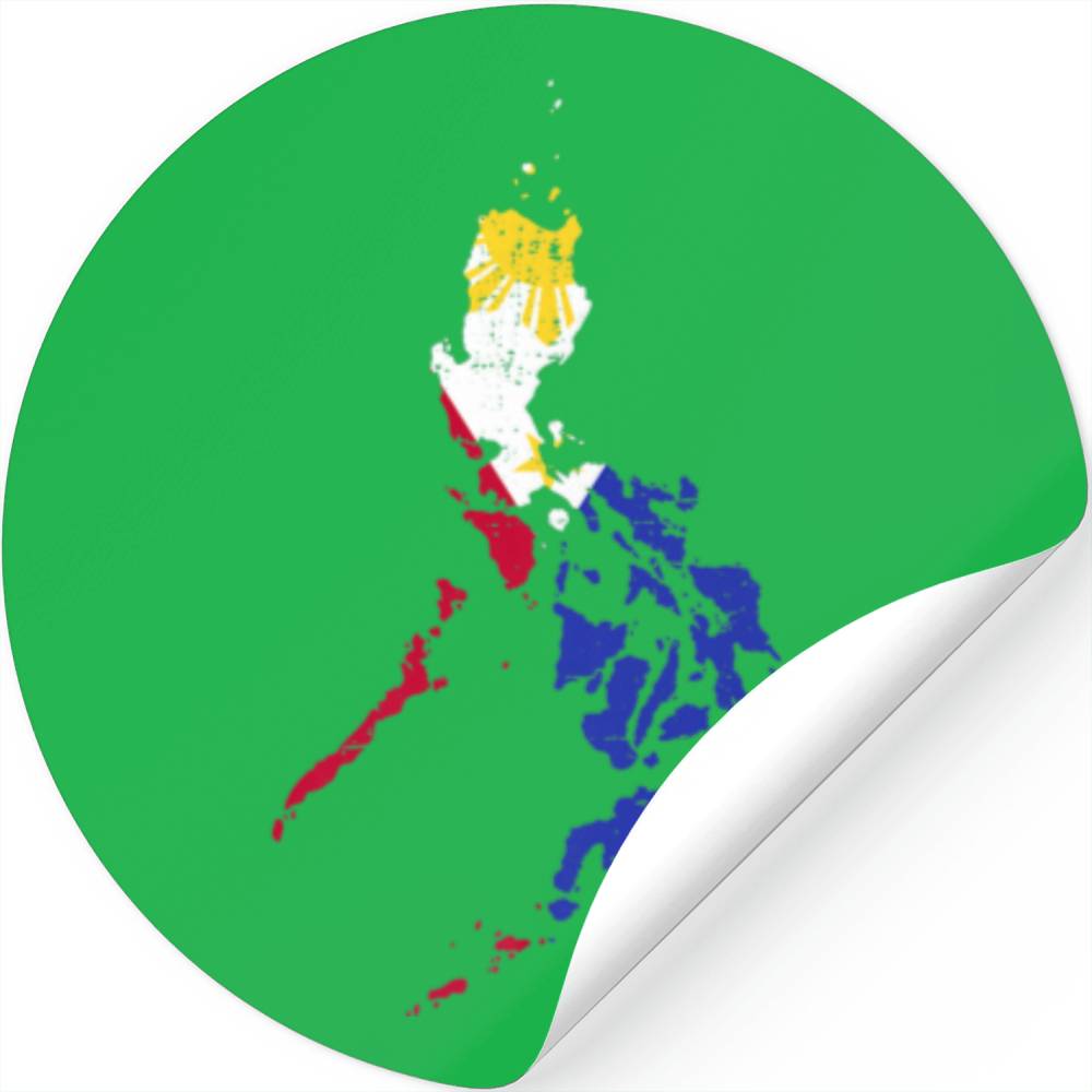 Map Of The Philippines Stickers