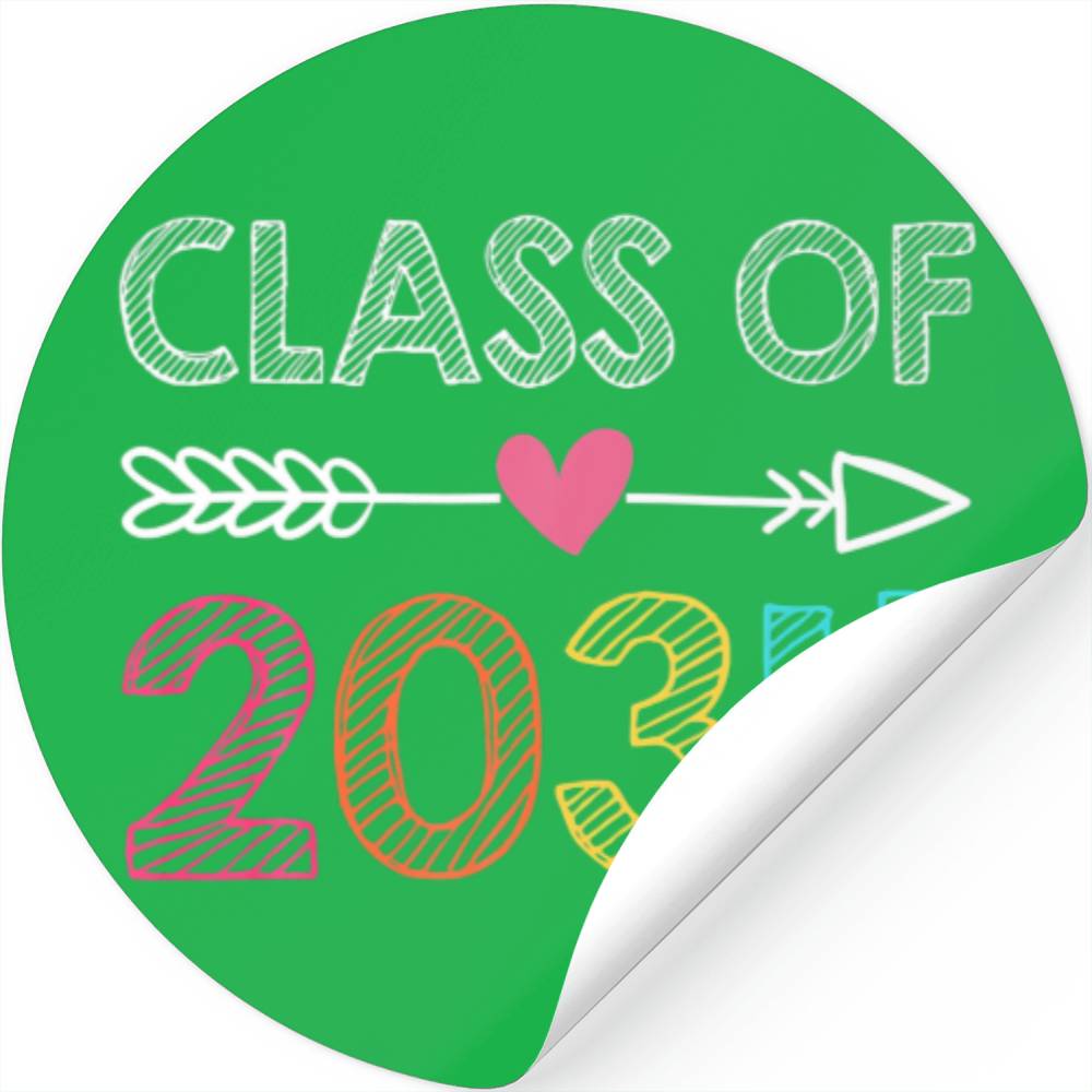 Class Of 2034 Pre K Graduate Preschool Graduation Stickers