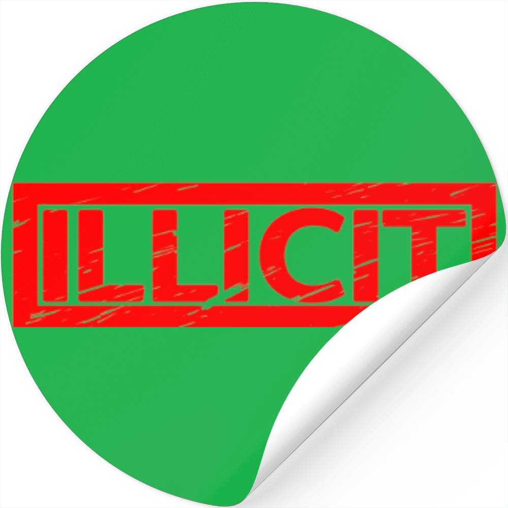Illicit Stamp Stickers
