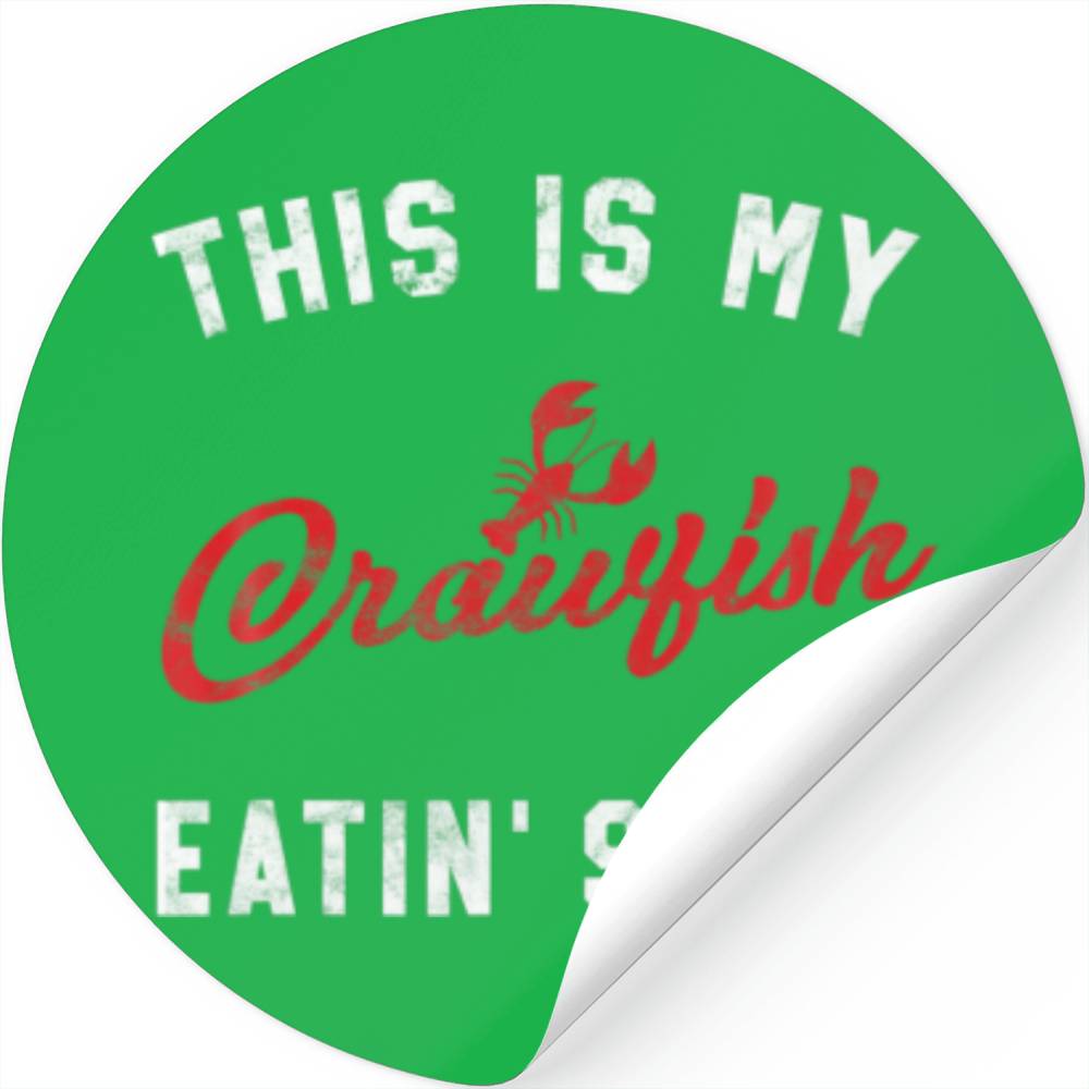 Cajun Crawfish Boil Party Crawfish Eating Southern Stickers