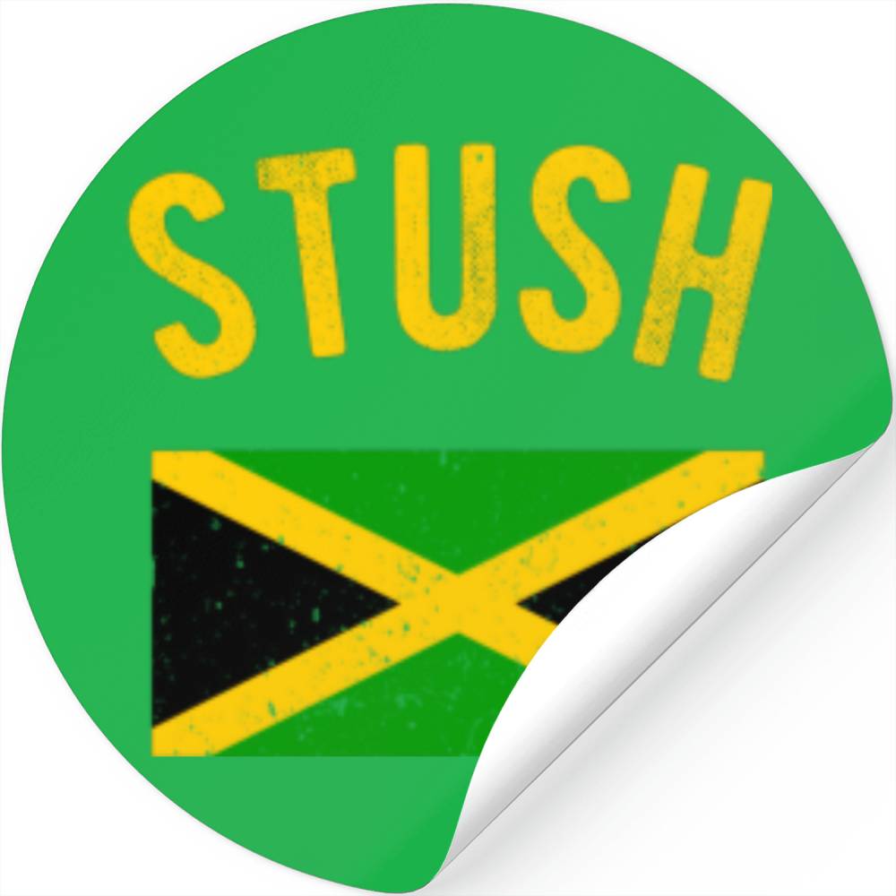 Stush Jamaica Slang Funny Jamaican Phrase Stickers
