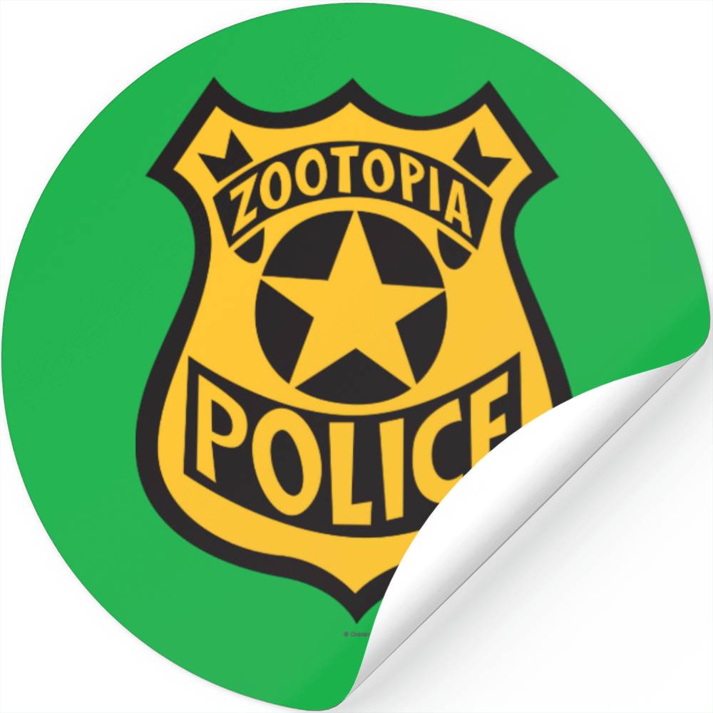 Zootopia | Zootopia Police Badge Stickers