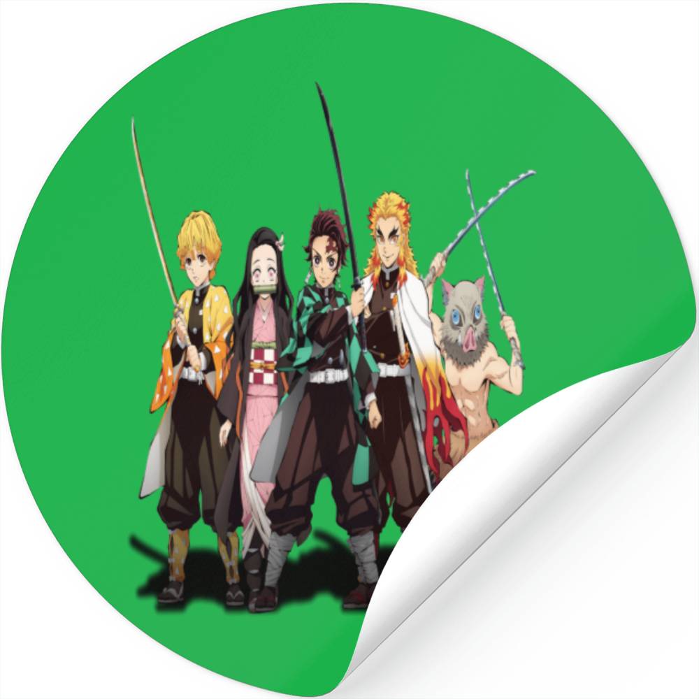 Kimetsu No Yaiba X Ice - Demon Slayer Character, D Stickers