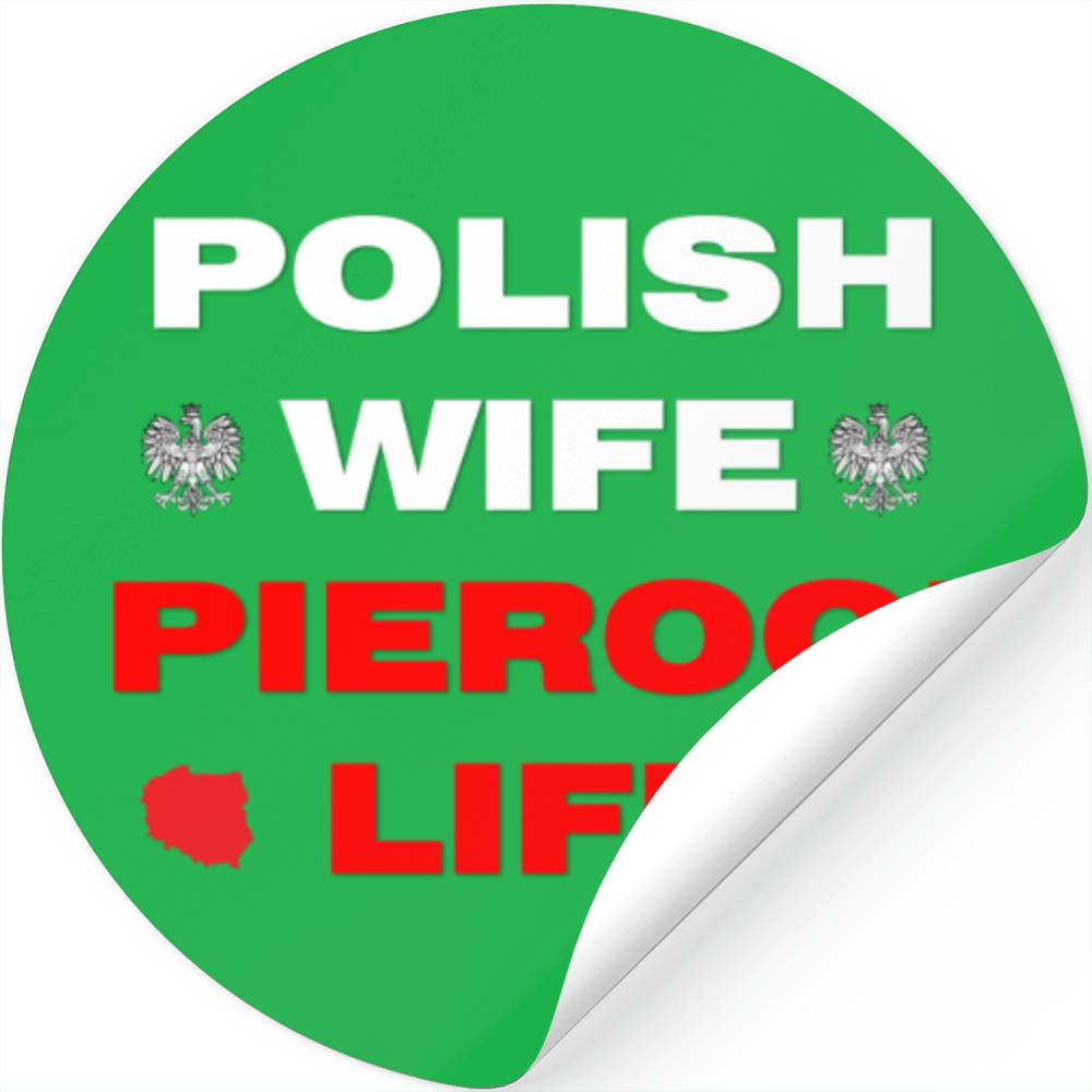 Polish Wife Pierogi Life Stickers