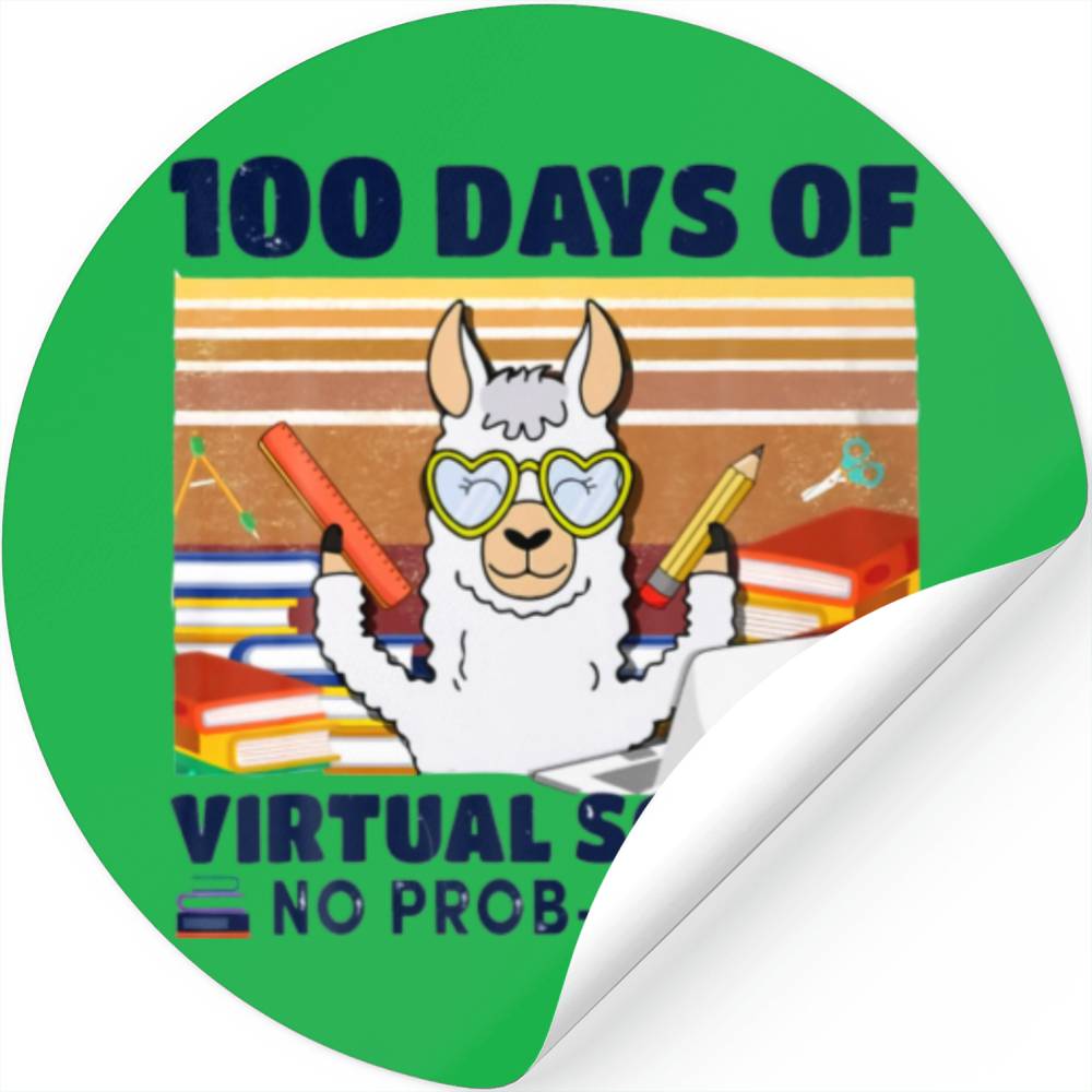 100 Days Of School Teacher 100Th Day Of School Stickers