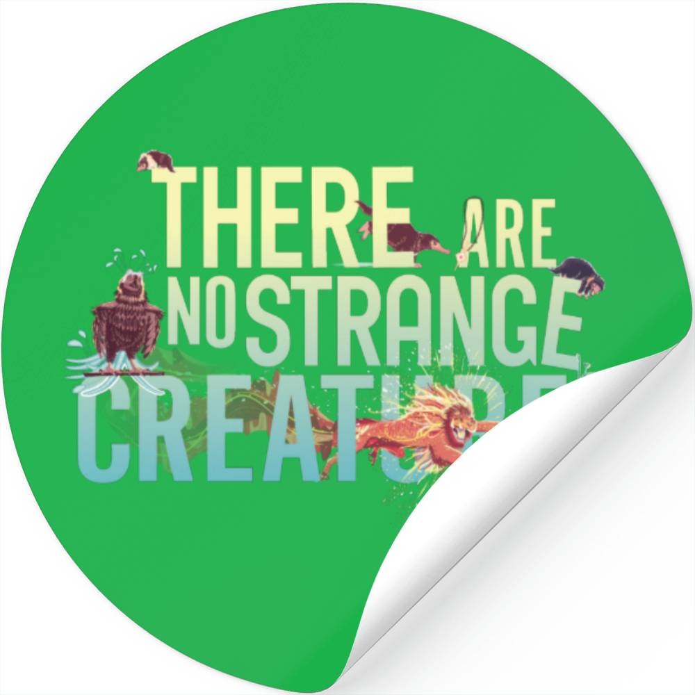 Fantastic Beasts - There Are No Strange Creatures Stickers