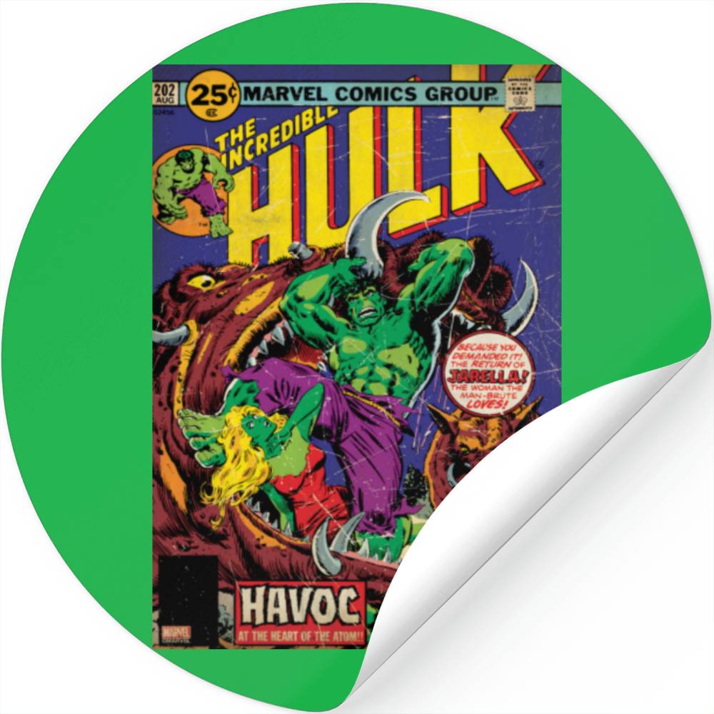 The Incredible Hulk Comic #202 Stickers