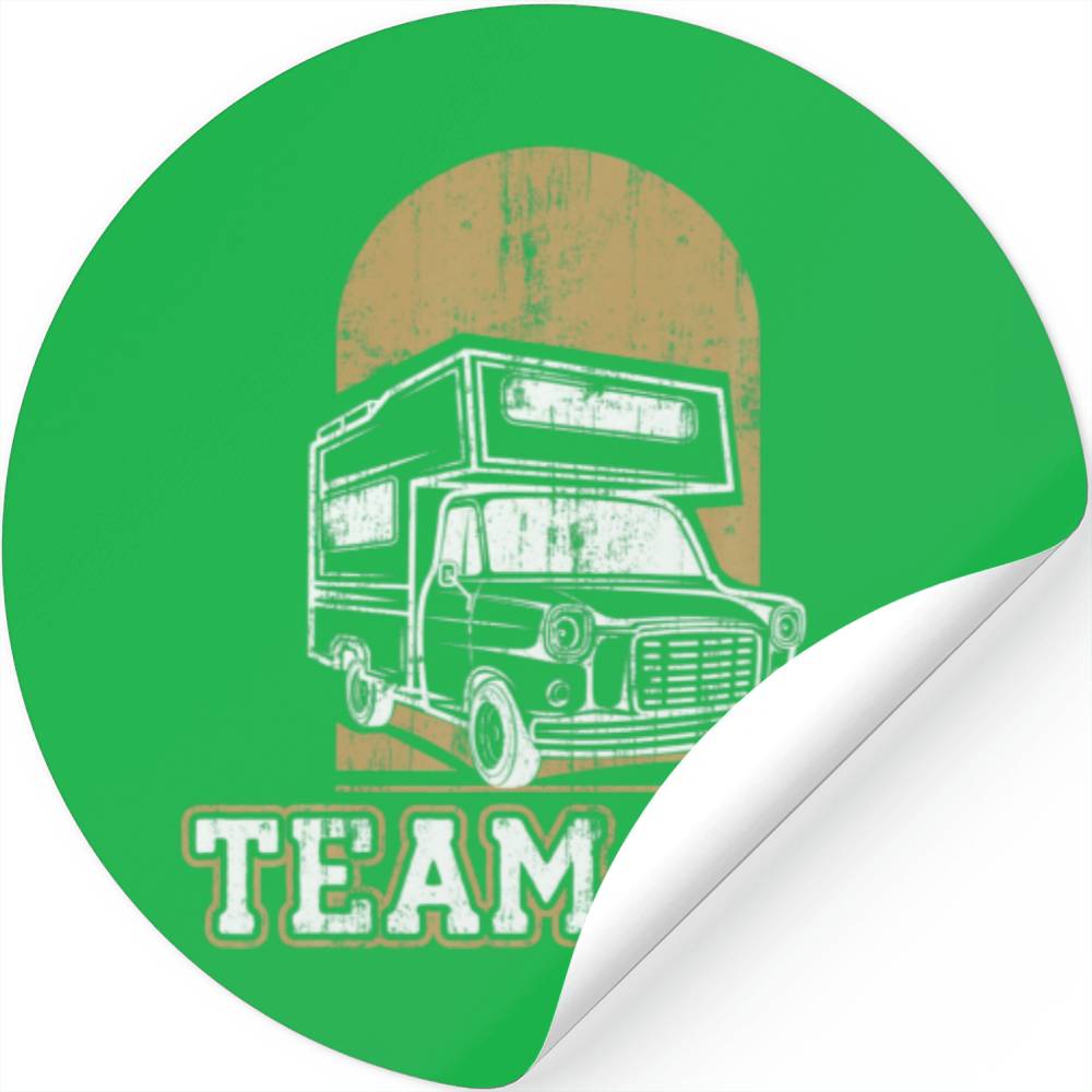 Team RV - Camper Van Camping Motorhome Caravan RV Stickers