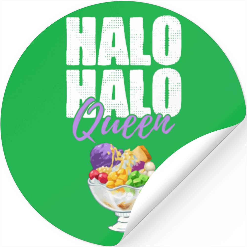 Halo Halo A Filipino Food For A Philippine Pinoy Stickers