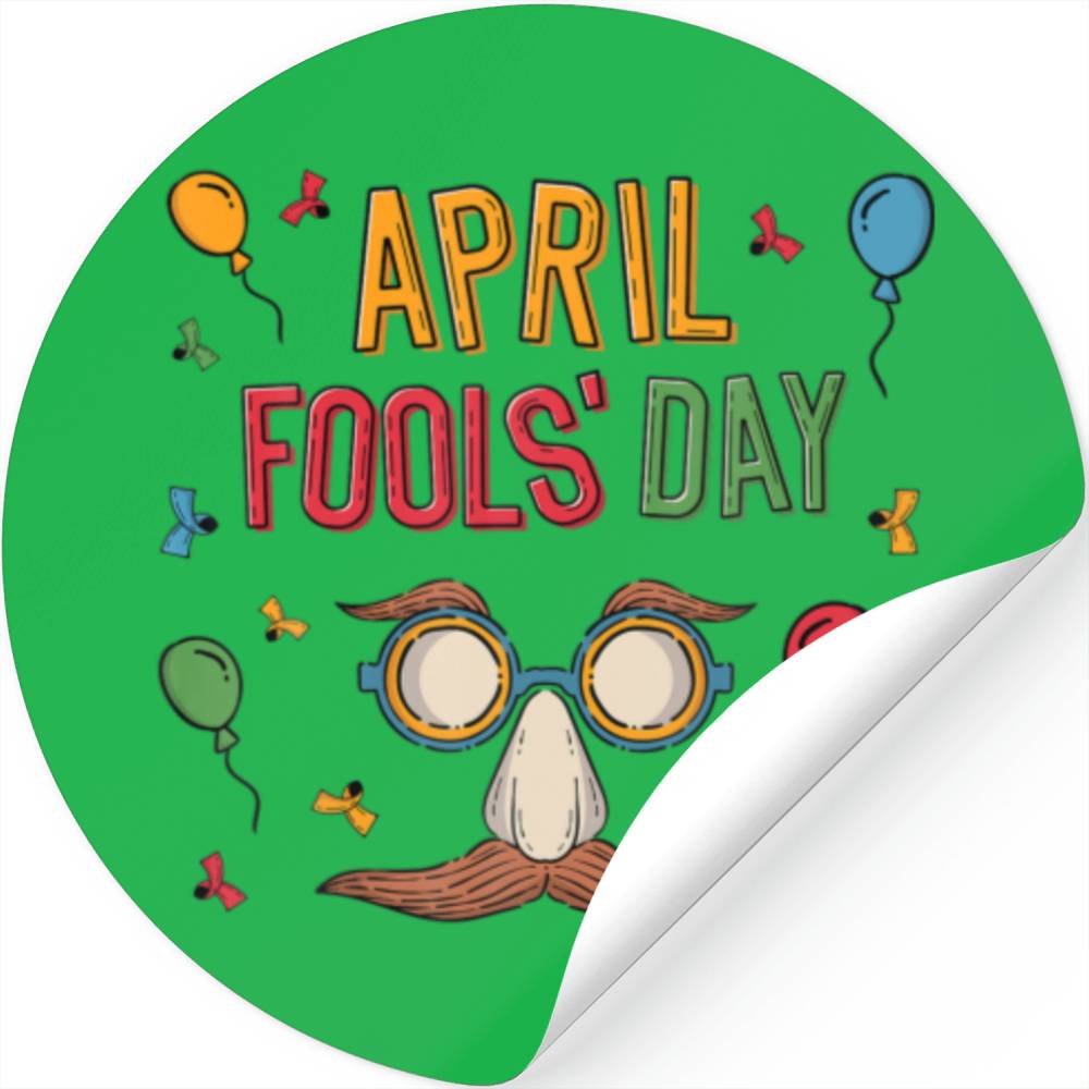 Happy April Fool's Day 1St April Fools Day 2022 Jo Stickers