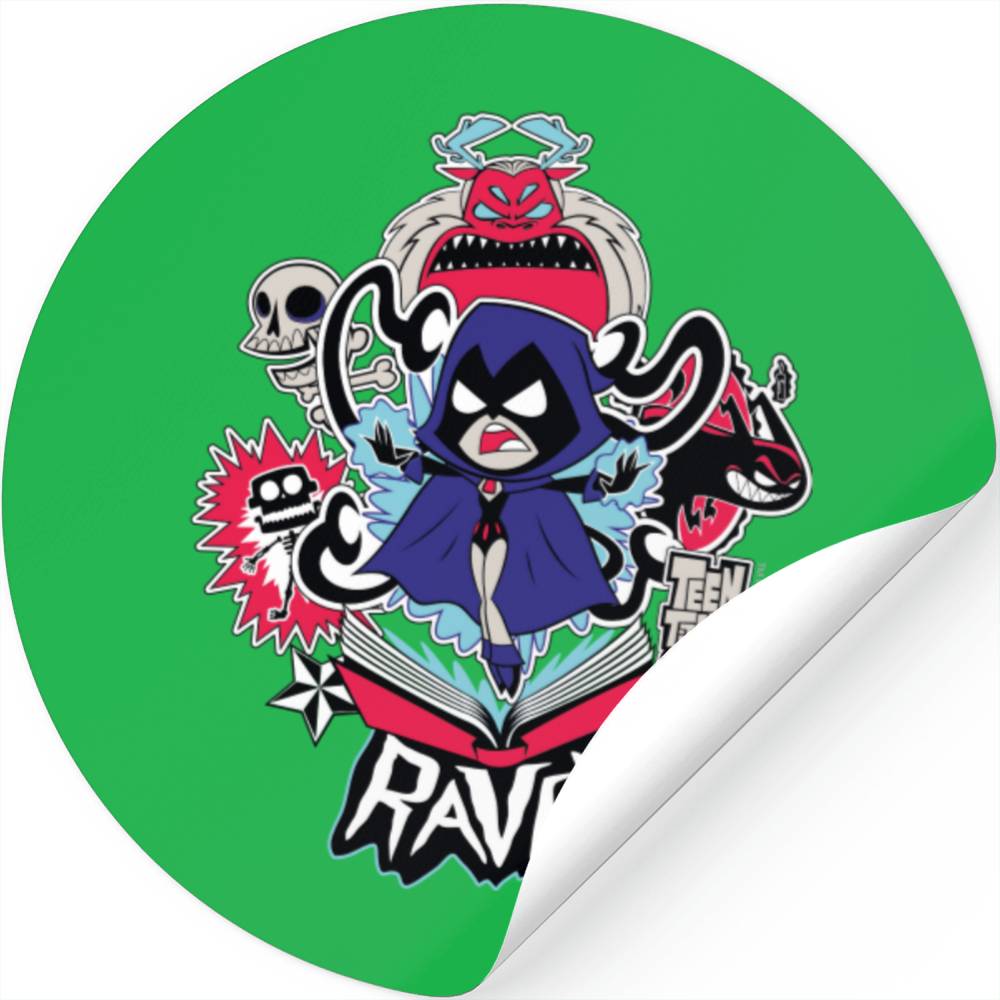 Teen Titans Go! | Raven Demonic Powers Graphic Stickers