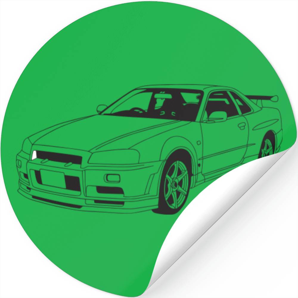 Nissan Skyline R34 GTR Stickers