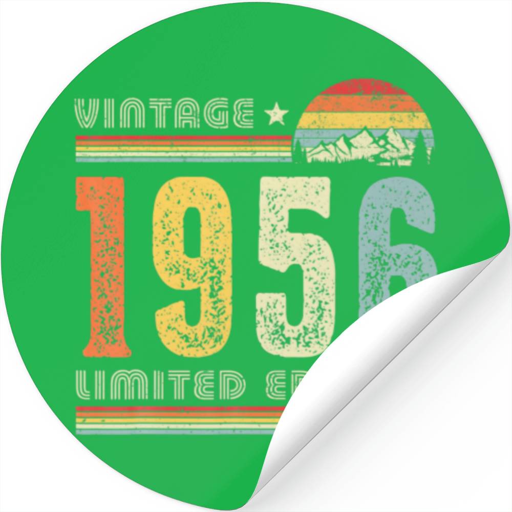 Vintage 1956 Made In 1956 65Th Birthday 65 Years O Stickers