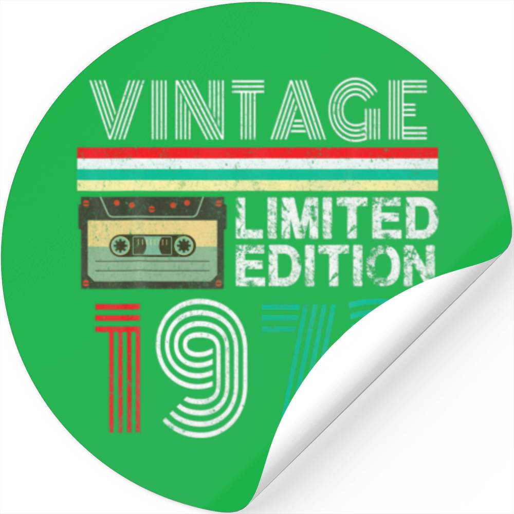 49 Years Old Vintage 1973 Limited Edition 49Th Bir Stickers