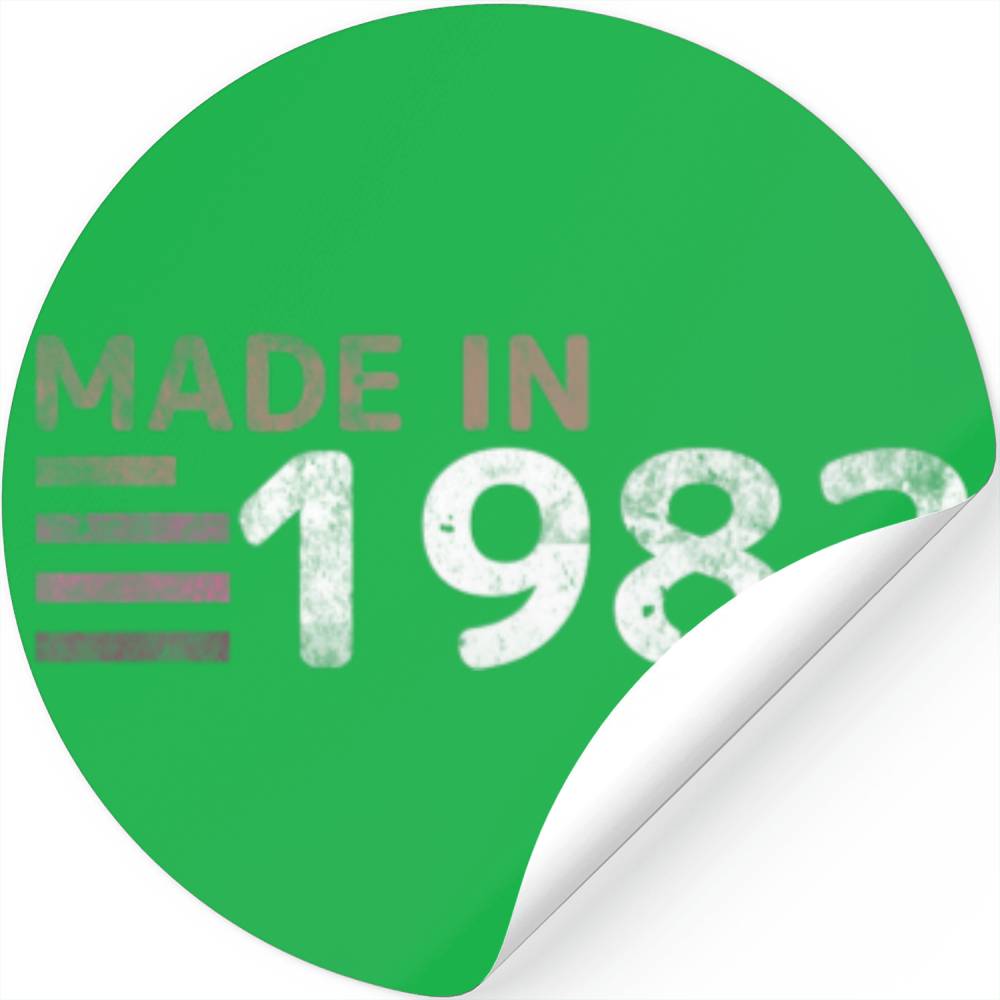 40Th Birthday Made In 1982 Stickers