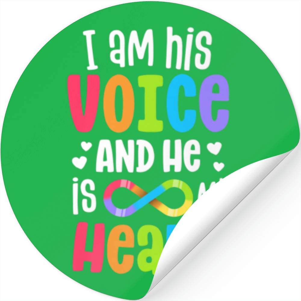 Nonverbal Autism Autistic Mom Acceptance I Am His Stickers