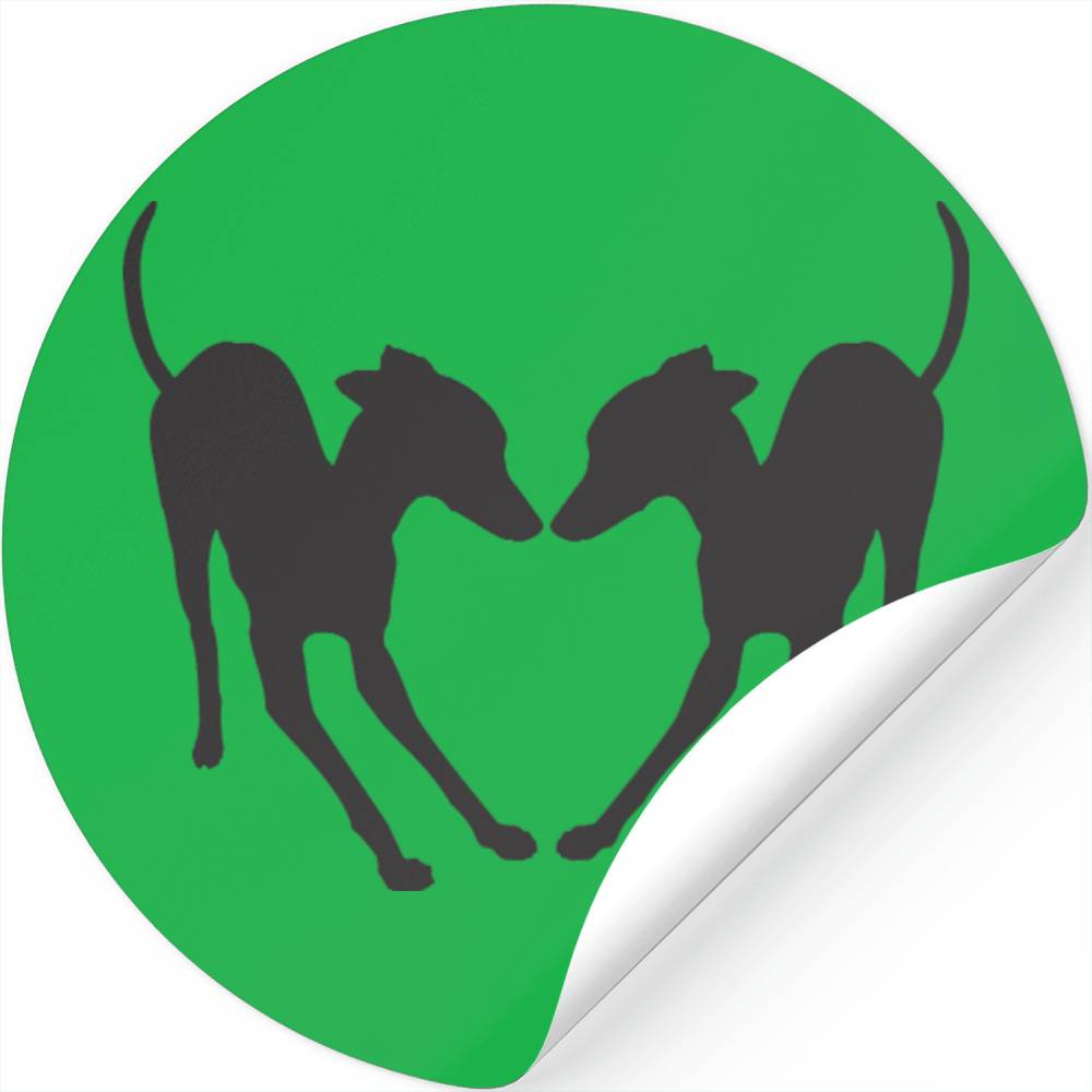 Italian Greyhounds Playful IGs Stickers