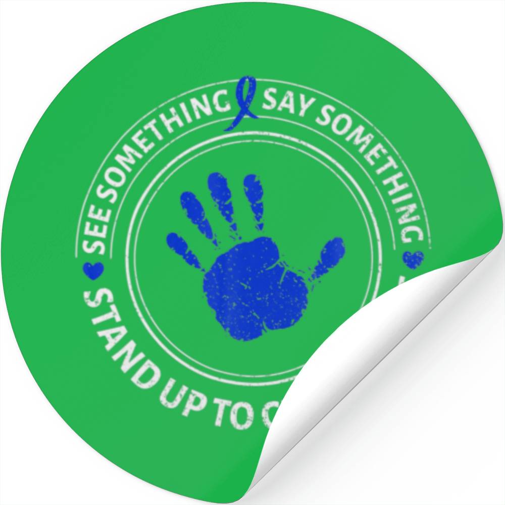 See Something Say Something Child Abuse Awareness Stickers