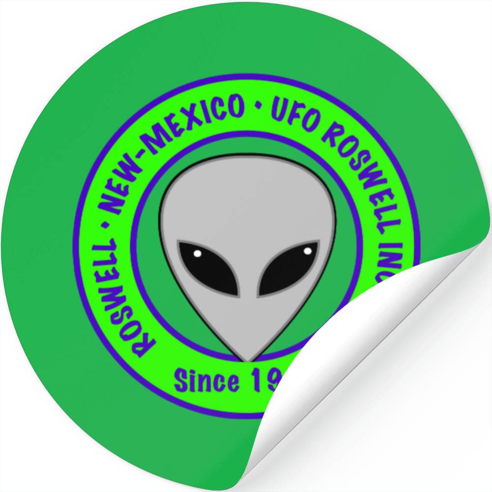 1947 UFO Roswell Incident Stickers