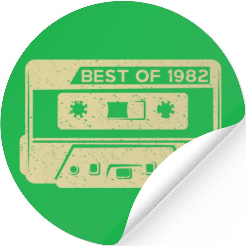 Best Of 1982 T S Vintage Turning 40 Years Old Birt Stickers