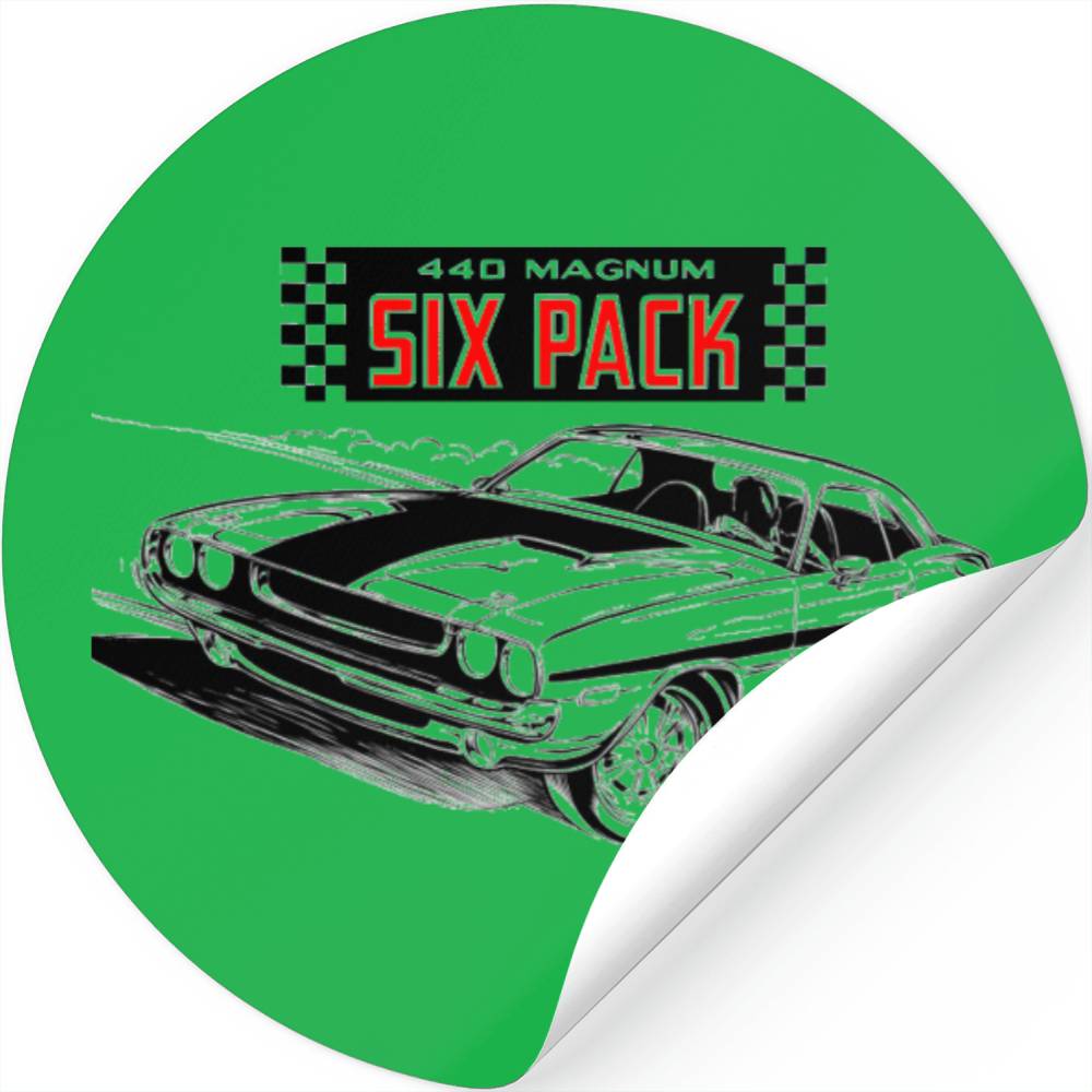 1970 Dodge Challenger Six Pack Stickers