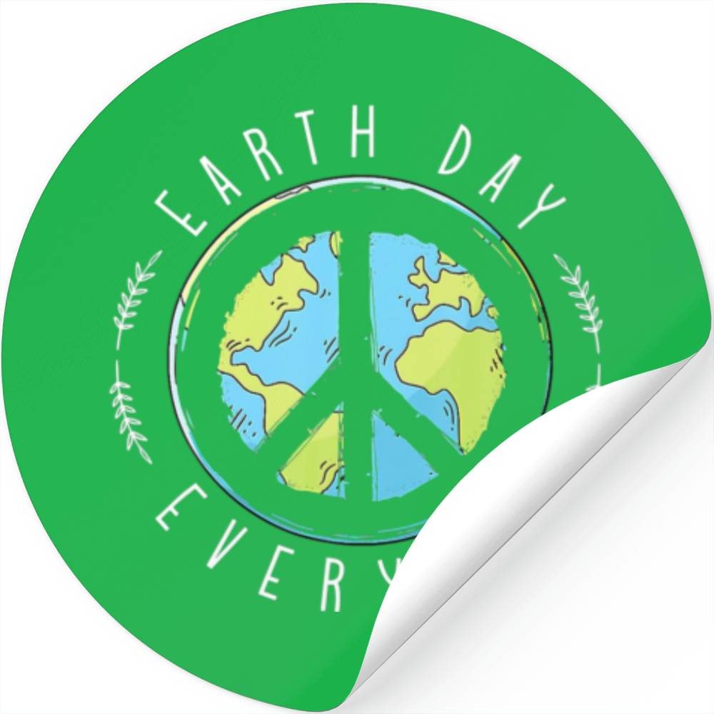 Earth Day Everyday Environmental Awareness Stickers