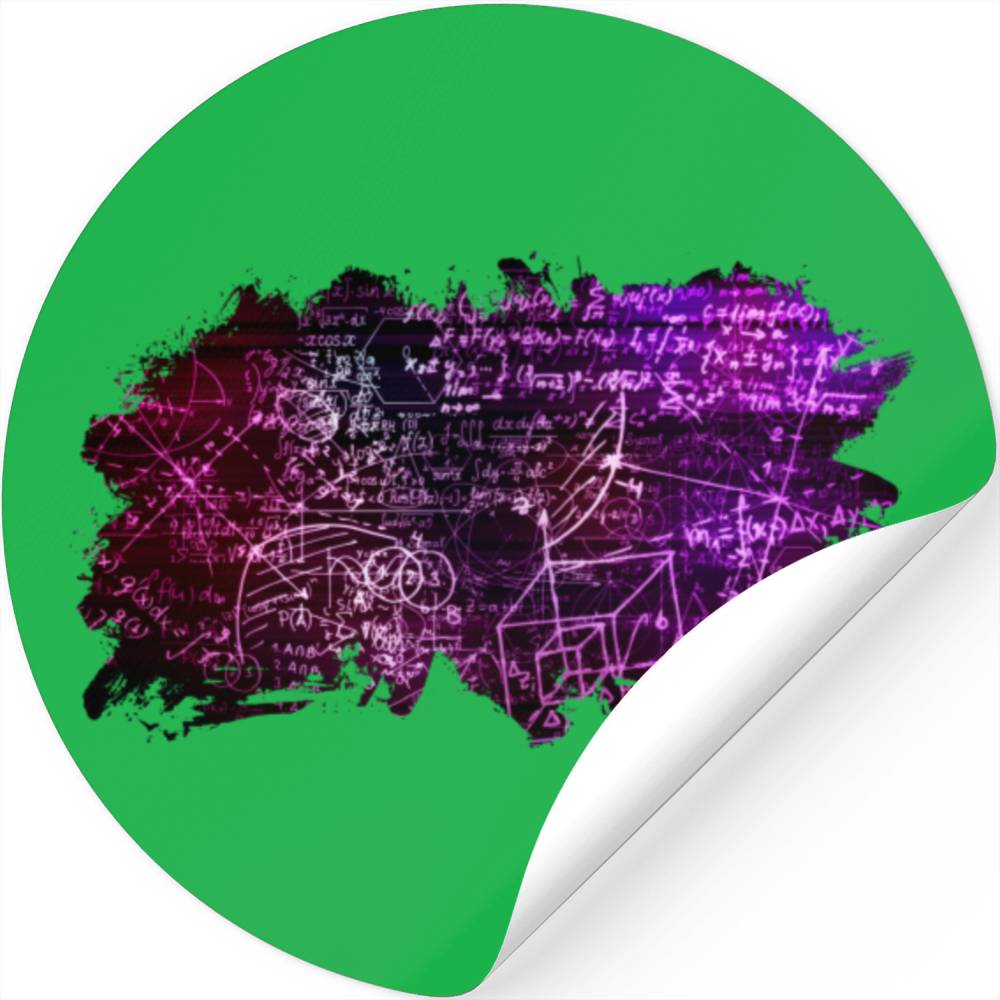 Formulas In Mathematical Space Stickers
