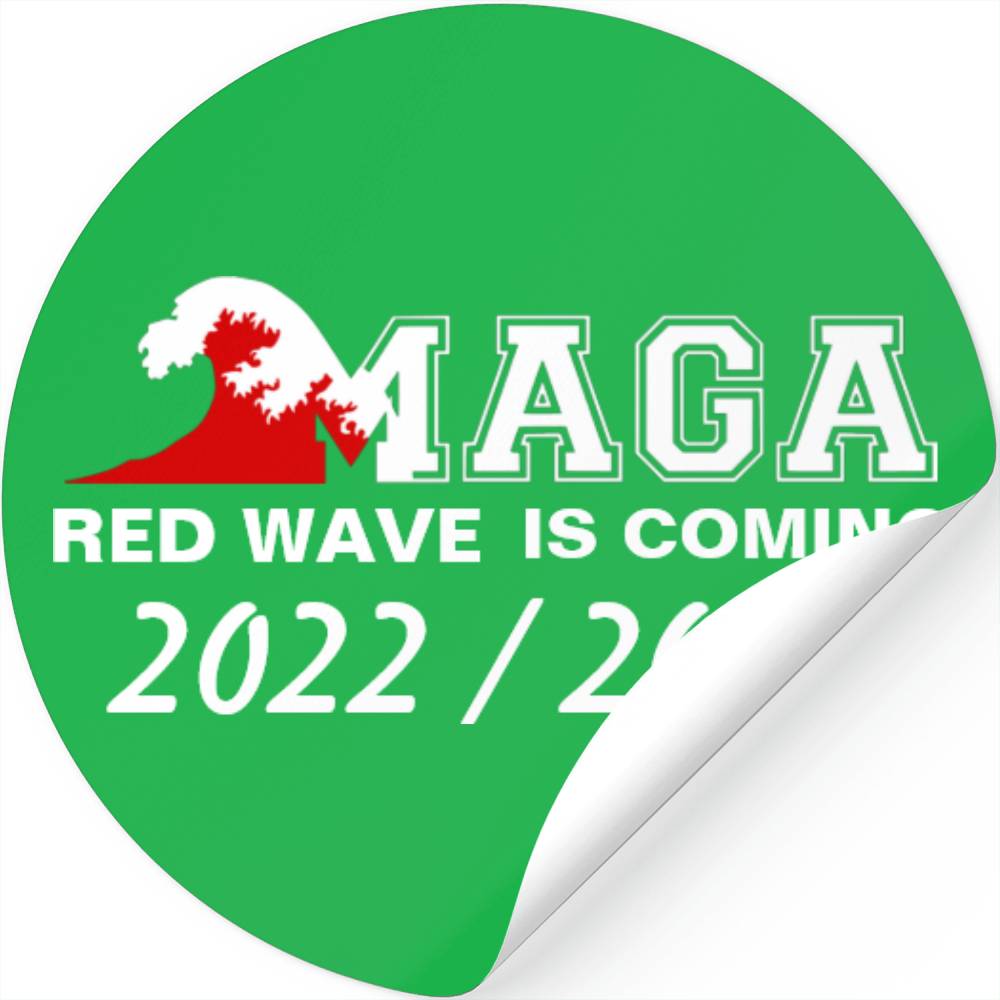 Ultra MAGA Red Wave Is Coming 2022 2024 Stickers