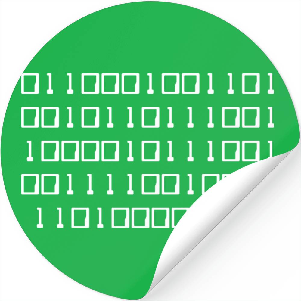 Make Your Own Binary Stickers
