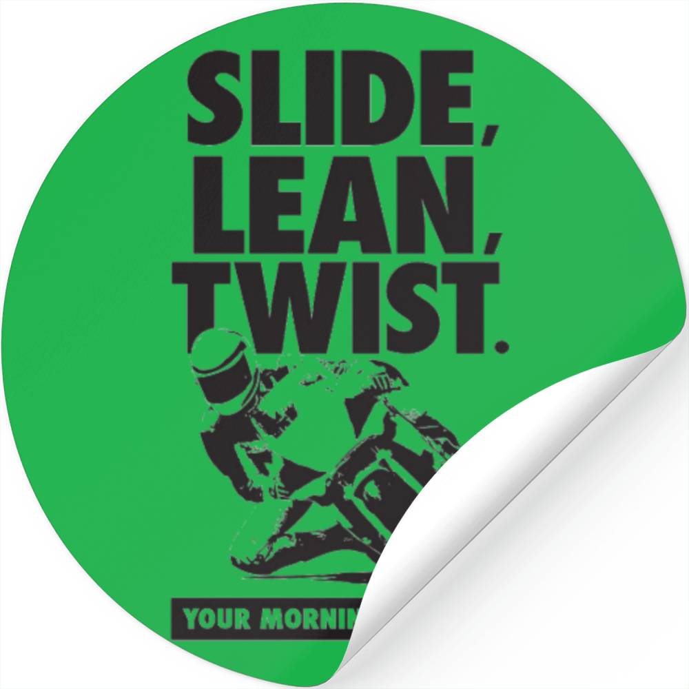 Motorcycle - Slide, Lean, Twist Stickers