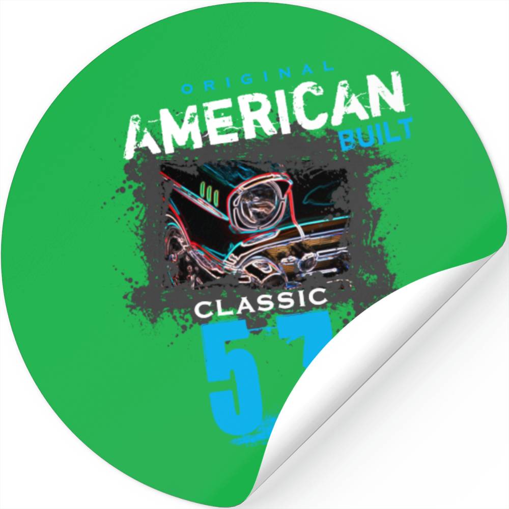 Original American Built Classic 1957 Chevy Car Stickers
