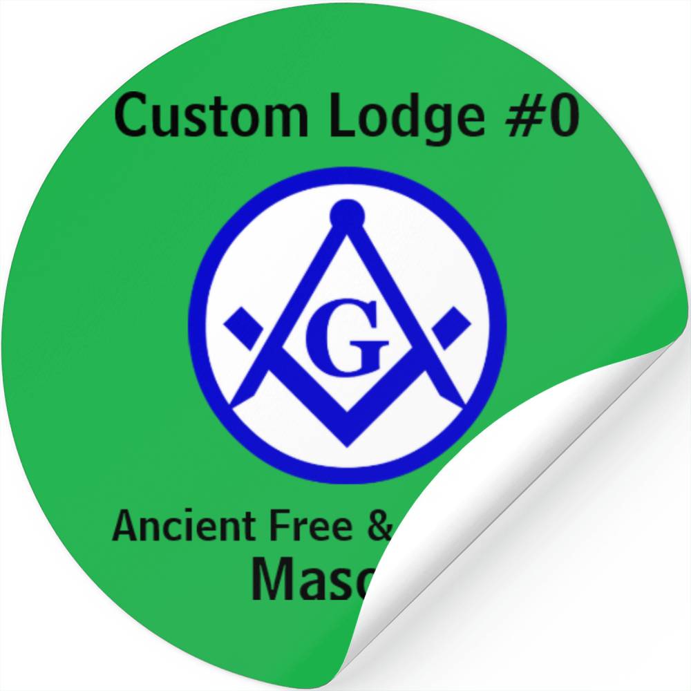 Custom Masonic Lodge Stickers