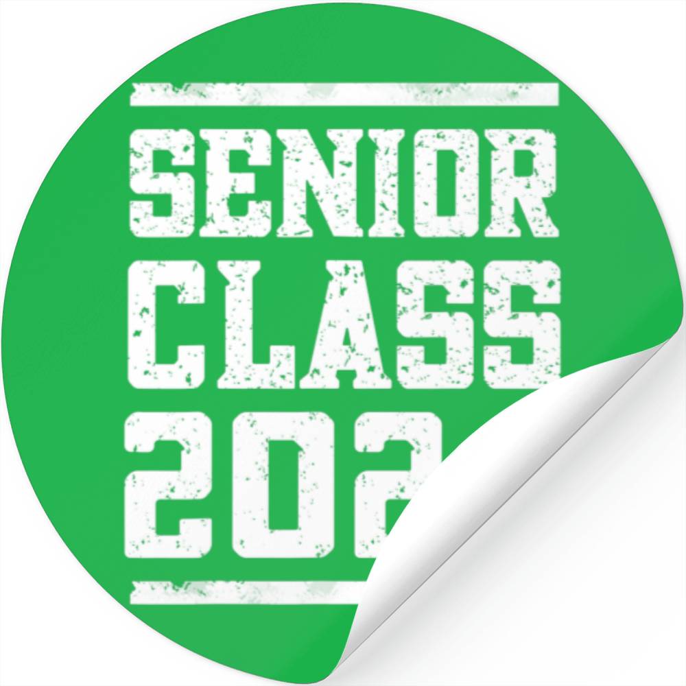 Senior 2024 Retro Graduation Class Of 2024 Senior Stickers