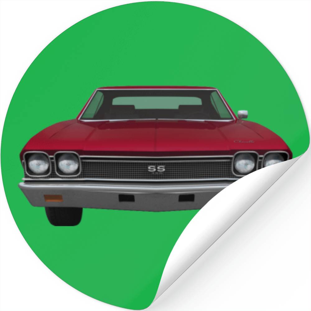 1968 Chevelle SS: Candy Apple Finish Stickers