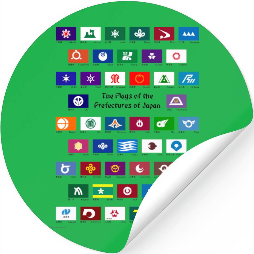 Flags Of The Prefectures Of Japan Stickers