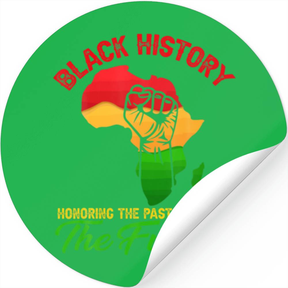 Honoring Past Inspiring Future Black History Month Stickers