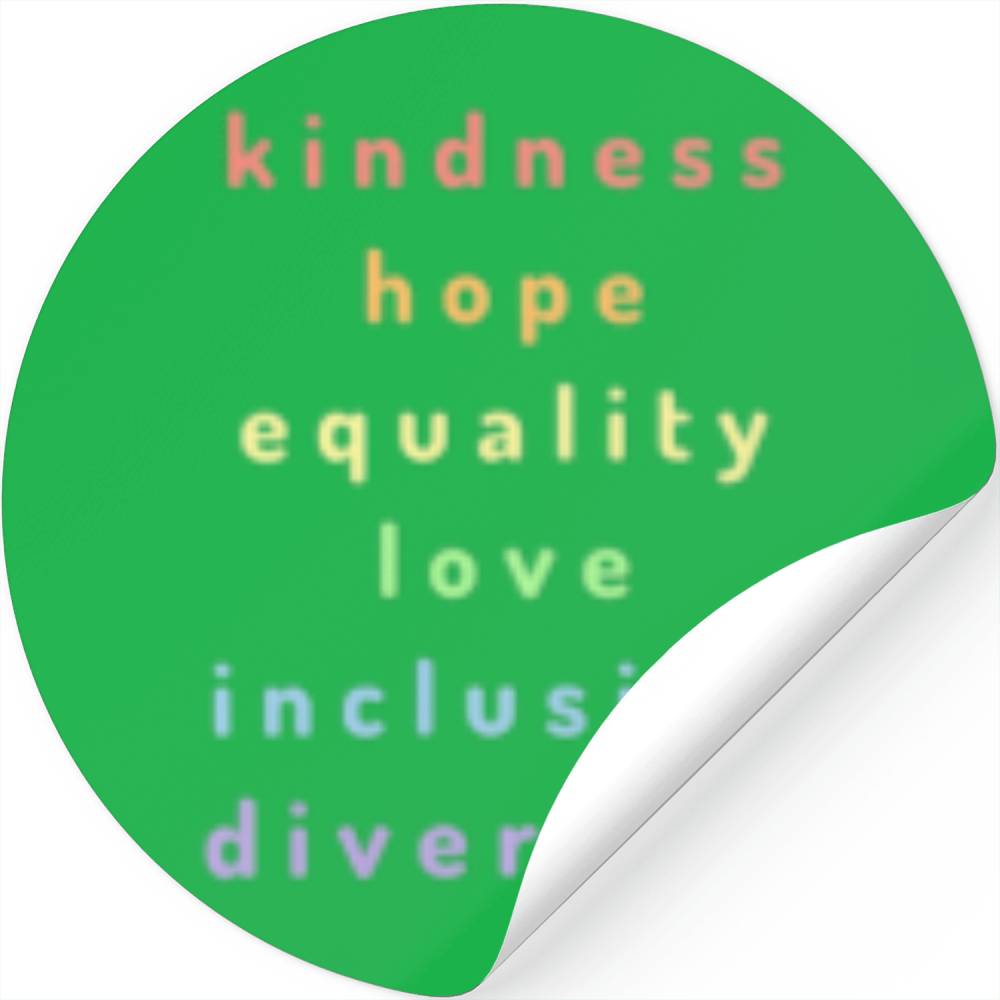 Subtle Pride Equality LGBTQIA LGBT Pride Month Stickers