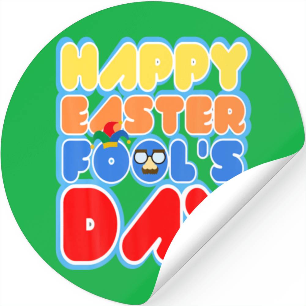 Easter Bunny Rabbit Eggs April Fool's Day Gift Fun Stickers