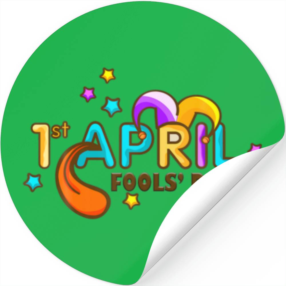 Happy April Fool's Day 1St April Fools Day Pranks Stickers