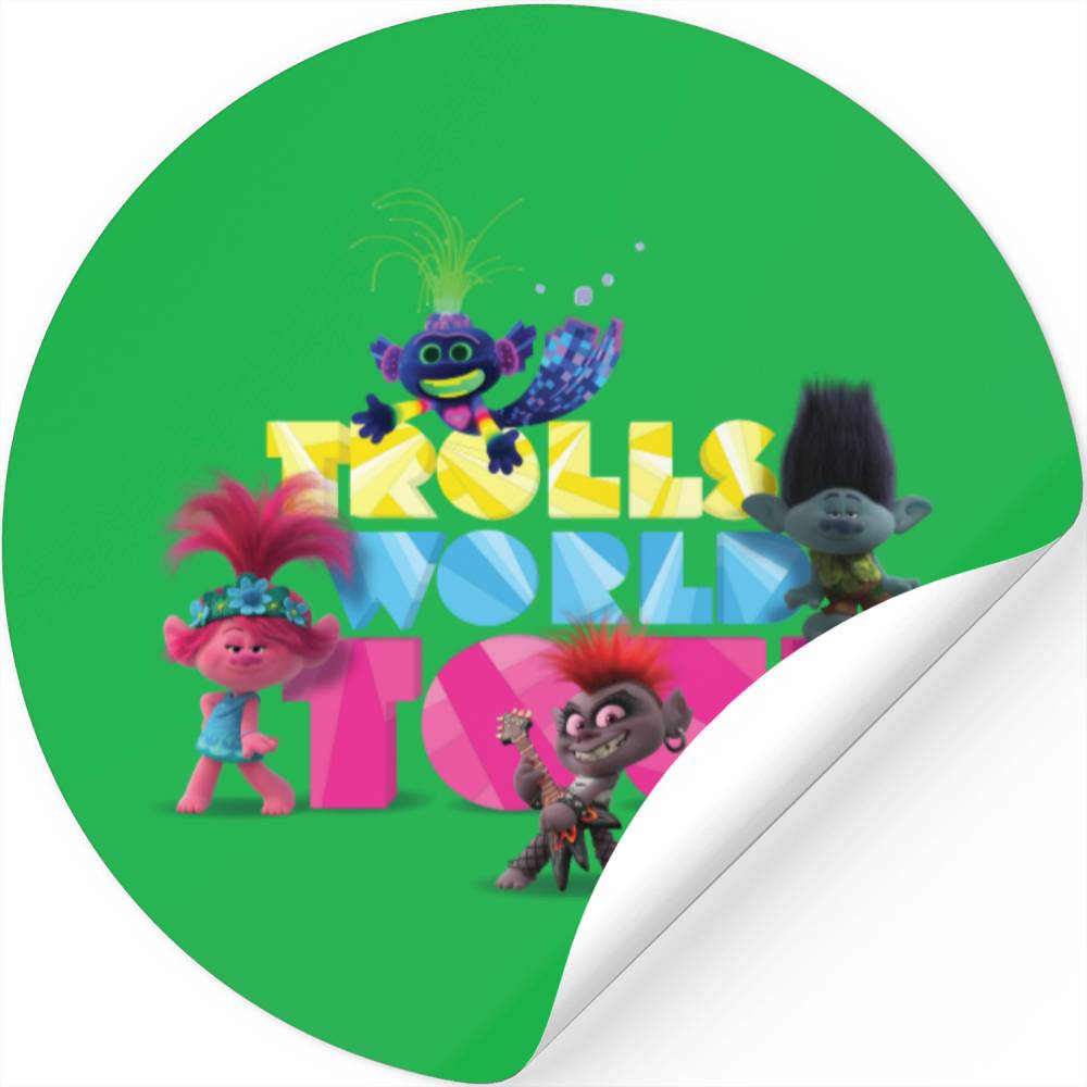 Trolls World Tour | Trollex, Poppy, Branch, & Barb Stickers