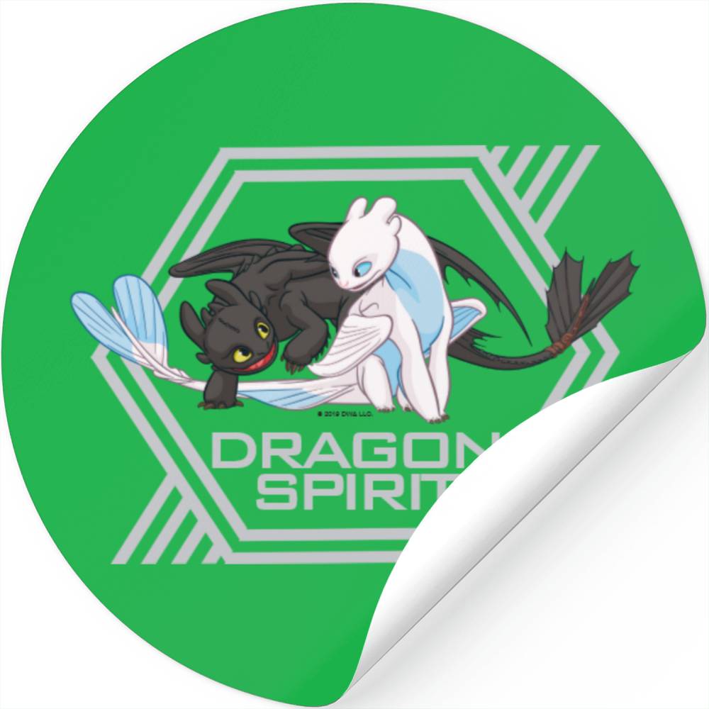 The Hidden World | Toothless & Light Fury Stickers