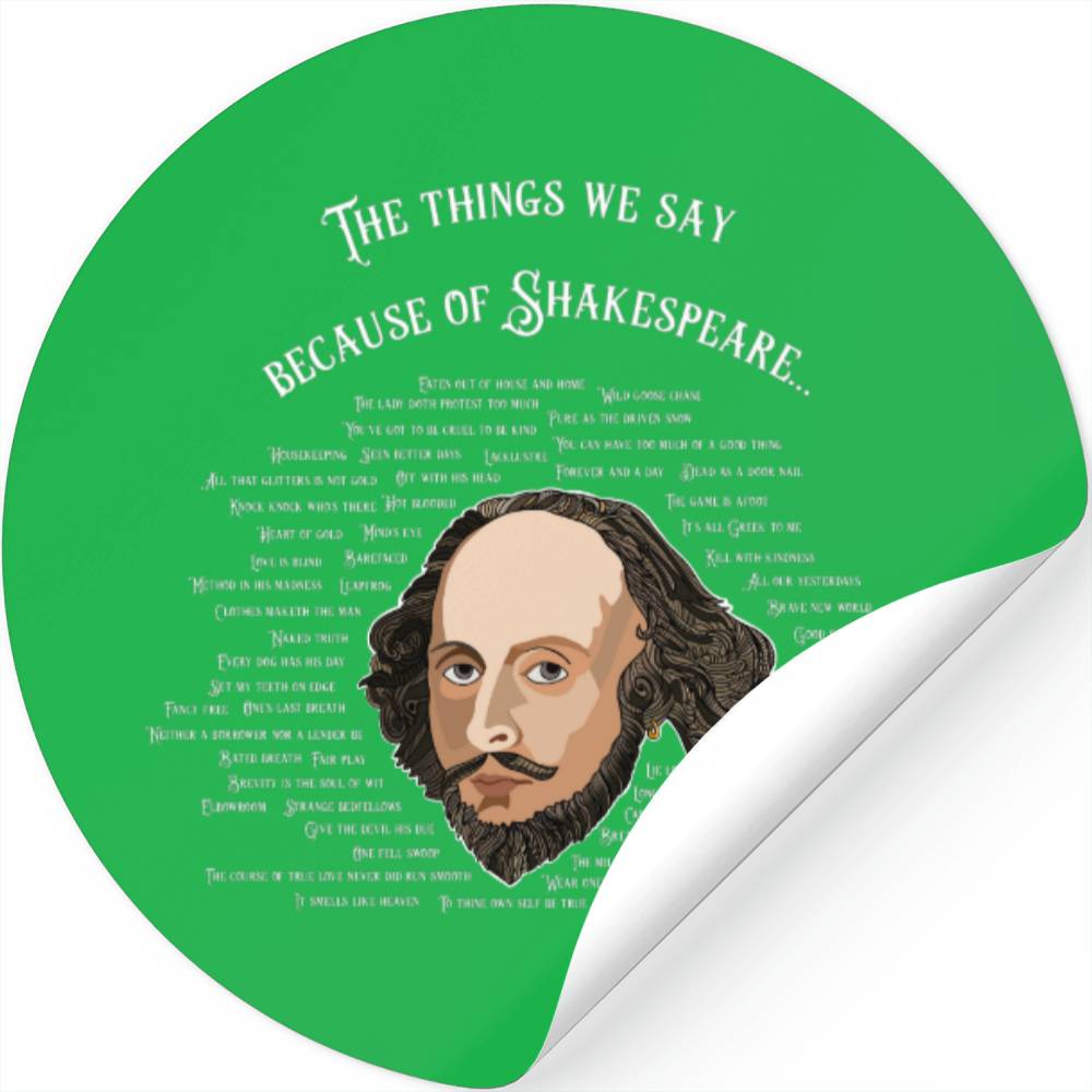 William Shakespeare Quotes Sayings The Bard Stickers