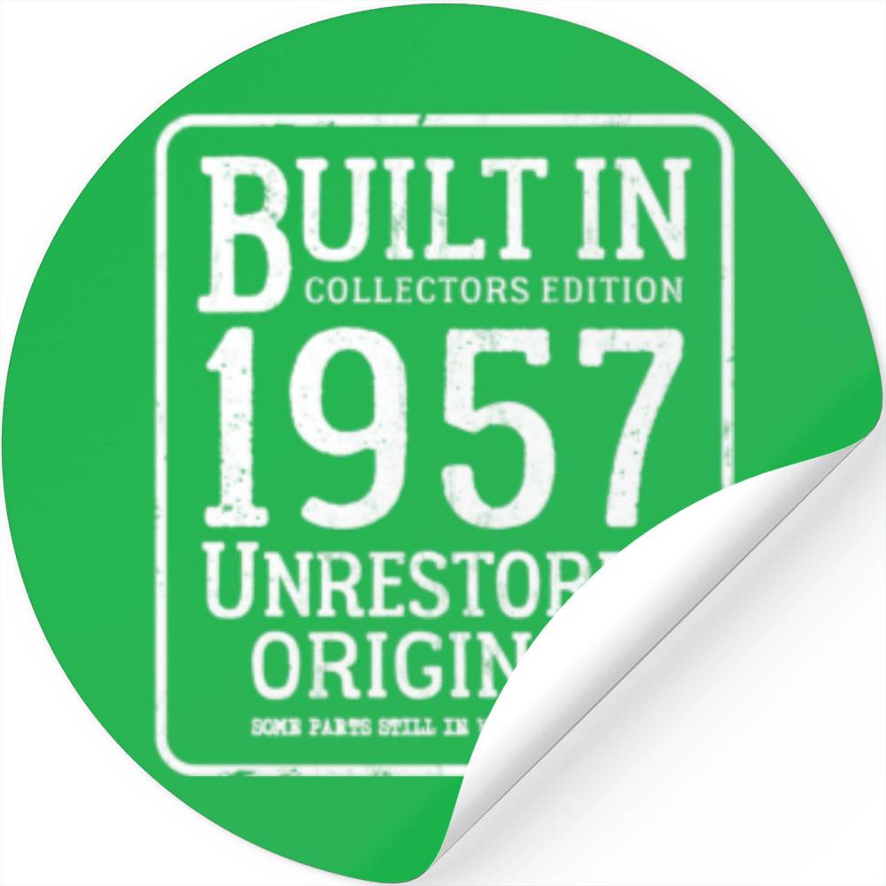 Built In 1957 Vintage Unrestored Original 65Th Bda Stickers