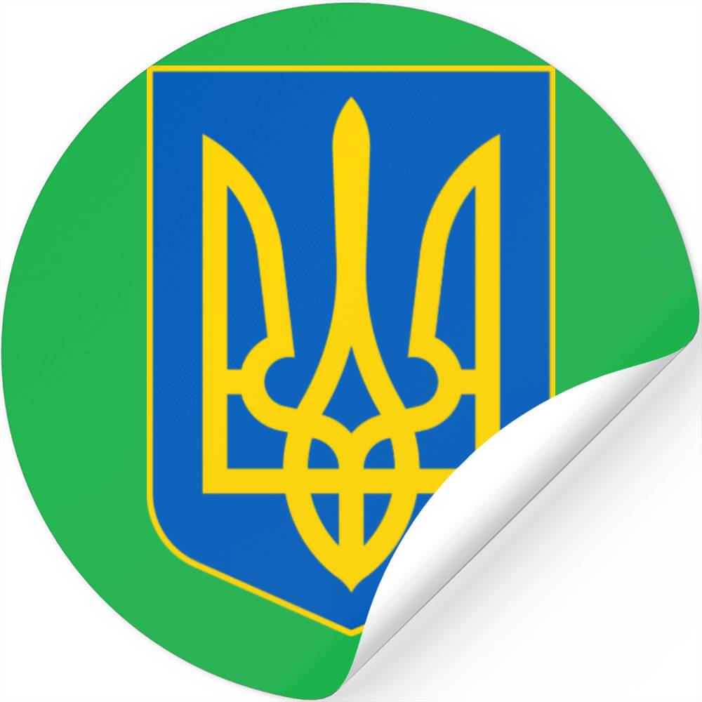 Coat Of Arms Of Ukraine Герб України Stickers