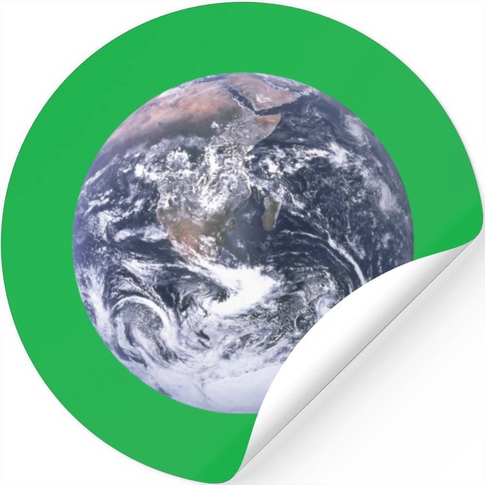 Planet Earth From Space Earth Day Stickers