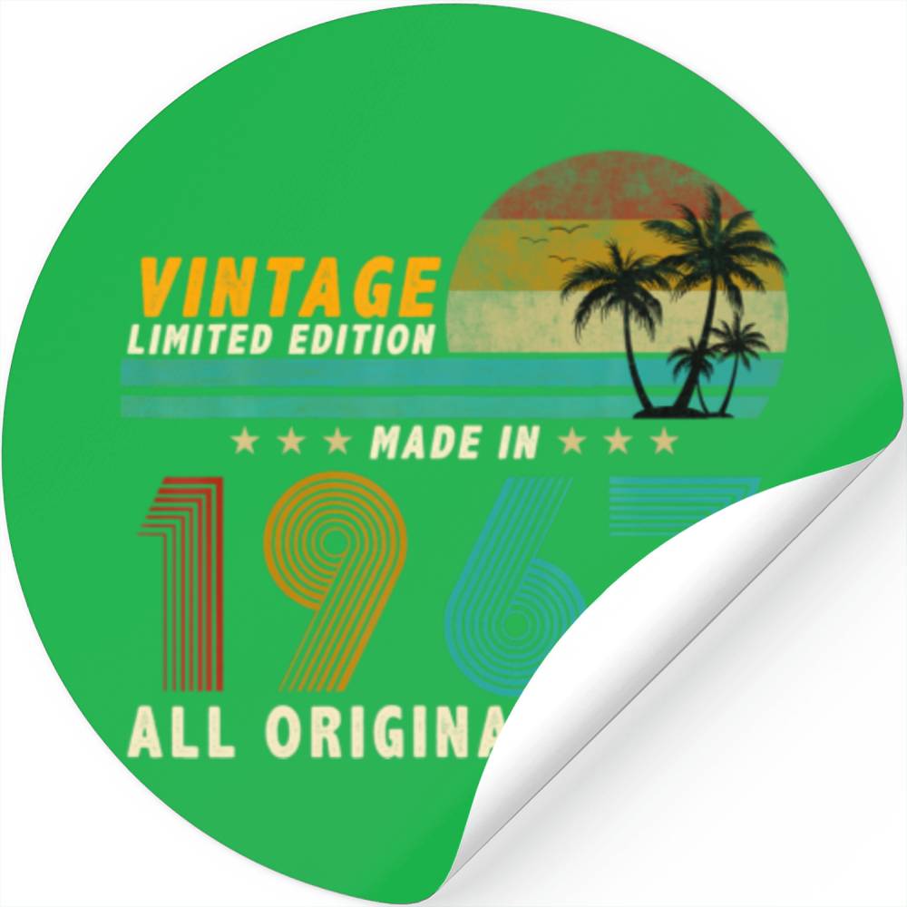 Limited Edition Made In 1967 Vintage Retro Origina Stickers