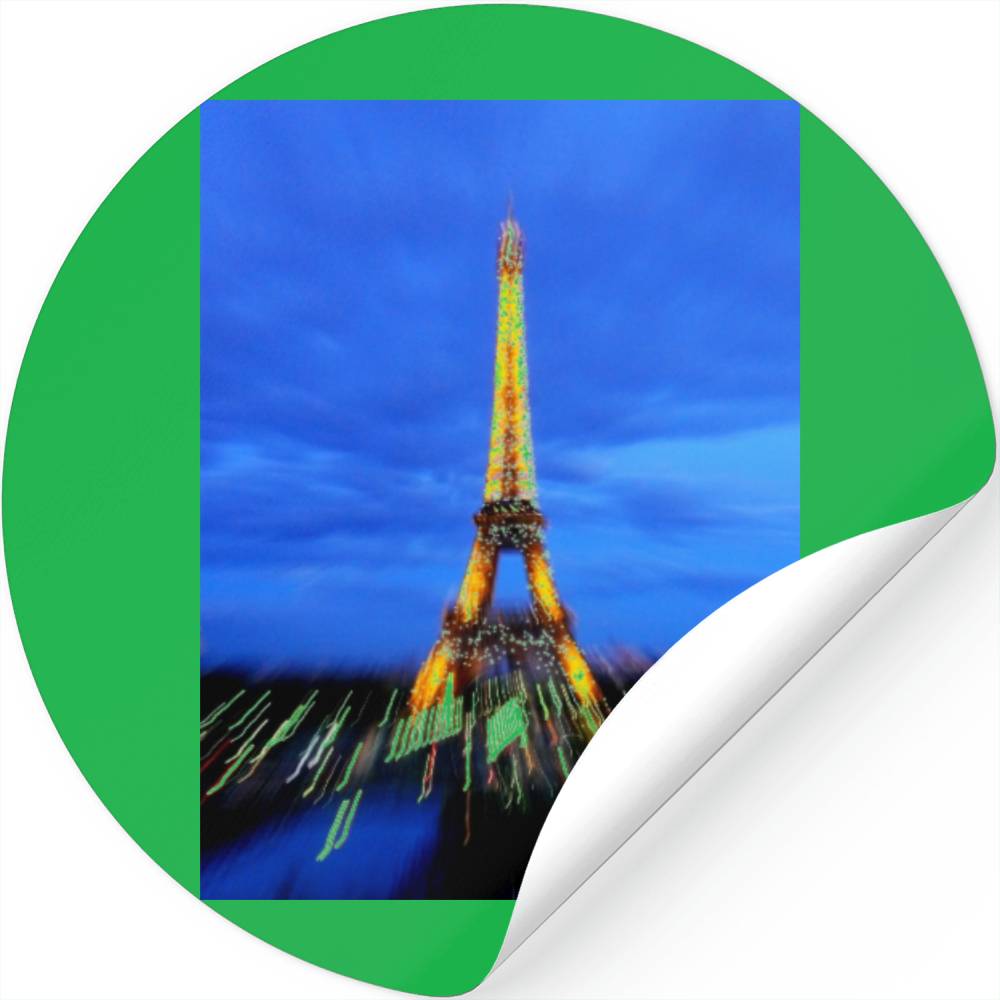 The Eiffel Tower Paris France Stickers