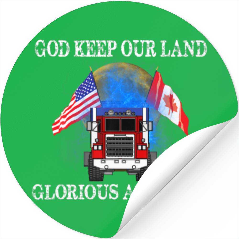 God Keep Our Land Glorious And Free Canadian Truck Stickers