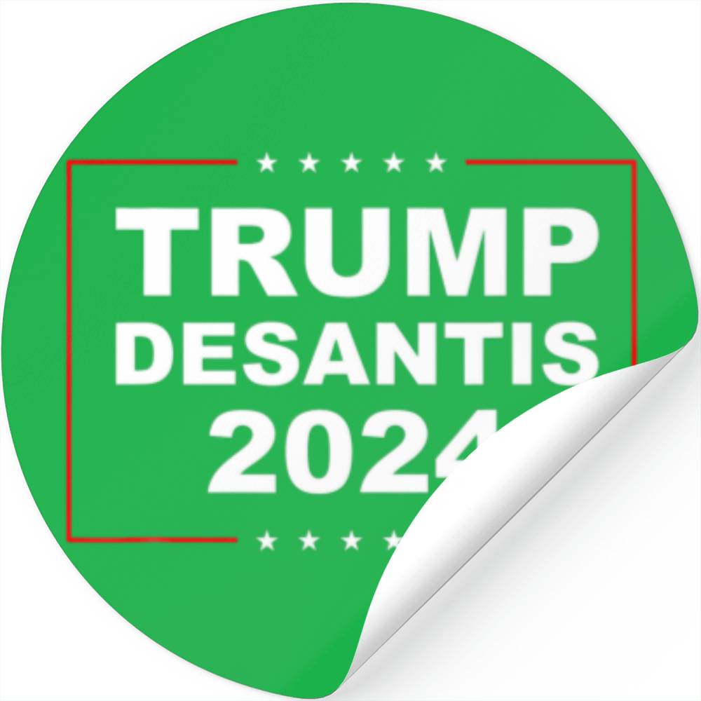 DONALD TRUMP RON DESANTIS PRESIDENT 2024 ELECTION Stickers