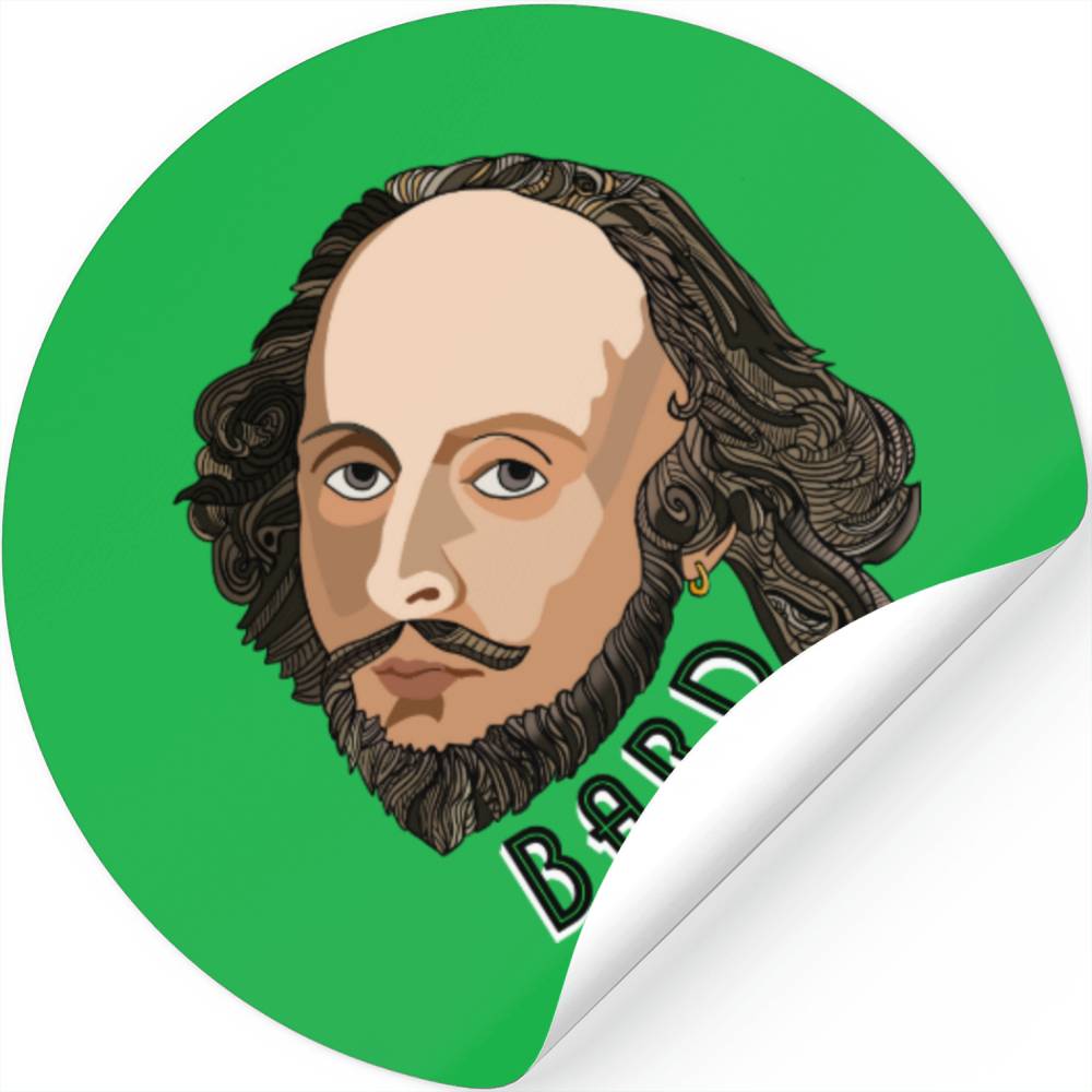 The Bard William Shakespeare Stickers